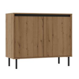 KOMMODE OSTIA 100/85/40 cm mit 2 T&uuml;ren Goldfarben