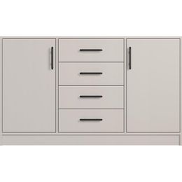 KOMMODE VANO 140/84/40cm mit 4 Schubladen 2 T&uuml;ren Kaschmir