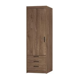 DREHT&Uuml;RENSCHRANK ELENORA 59,9/190,5/53cm 1-t&uuml;rig Braun