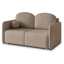 BETTSOFA SUVI II NV Braun Geflochtener Stoff mit Schlaffunktion