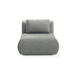 SESSEL ATOMO, Modern Polstersessel Loungesessel, Chenille-Stoff Grau