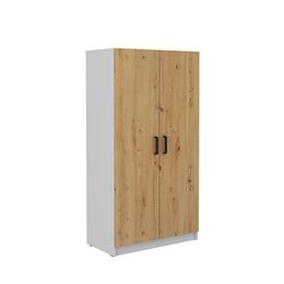 DREHT&Uuml;RENSCHRANK MALTESA 79,9/153,6/43,6cm 2-t&uuml;rig Eiche Artisan
