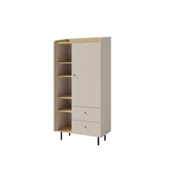 B&Uuml;CHERREGAL VETTA 80x42x170 cm, Regal Beige