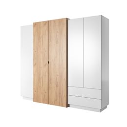 DREHT&Uuml;RENSCHRANK TRES 230/201,8/51,6 cm 5-t&uuml;rig Wei&szlig;