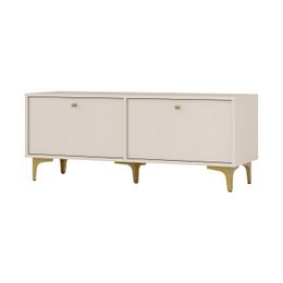 LOWBOARD TORINO 120,6x40,8x48,5 cm mit 2 T&uuml;ren Beige