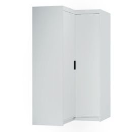 DREHT&Uuml;RENSCHRANK ELENORA 97,8/190,5/97,8cm 2-t&uuml;rig Wei&szlig;