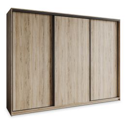 SCHWEBET&Uuml;RENSCHRANK NISSE 270/205/60 cm 3-t&uuml;rig Sonoma Eiche