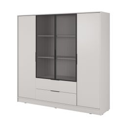 DREHT&Uuml;RENSCHRANK CATERINA 206/200/51 cm 4-t&uuml;rig Kaschmir