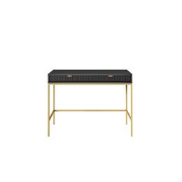 KONSOLENTISCH STELLARE 104/78/50 cm mit Schubladen, Schwarz