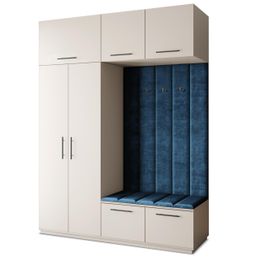 GARDEROBENSCHRANK REMA 180/240/60 cm Modern Garderobe-Set Kaschmir