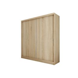 SCHWEBET&Uuml;RENSCHRANK SOFIA 200/216/61 cm 2-t&uuml;rig Sonoma Eiche