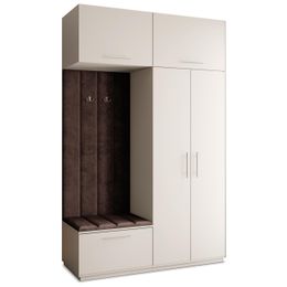 GARDEROBENSCHRANK REMA 150/240/60 cm Modern Garderobe-Set Kaschmir