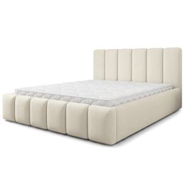 POLSTERBETT ATTORA SR 160x200 cm mit Bettk&auml;sten - Creme