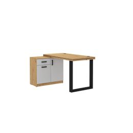 SCHREIBTISCH MALTESA 138x67x78,1 cm B&uuml;rotisch Computertisch, Eiche Artisan