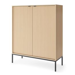SIDEBOARD STELLARE 104x39x125 cm mit 2 T&uuml;ren Eichefarben