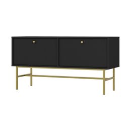 LOWBOARD TORINO 120,6x40,8x62,5 cm mit 2 T&uuml;ren Graphitfarben