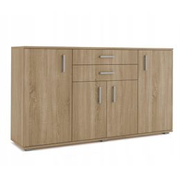 SIDEBOARD MILANO 173/103/43 cm mit 2 Schubladen 4 T&uuml;ren Sonoma Eiche