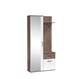 GARDEROBENSCHRANK RAMO 97/195/30 Modern Garderobenschrank Braun