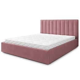 POLSTERBETT DEMERA MGV 120x200 cm mit Bettk&auml;sten - Rosa