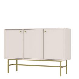 KOMMODE TORINO 125/86/41 cm mit 3 T&uuml;ren Beige