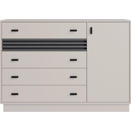 KOMMODE PUNTO 135/95/40cm mit 4 Schubladen 1 T&uuml;ren Kaschmir