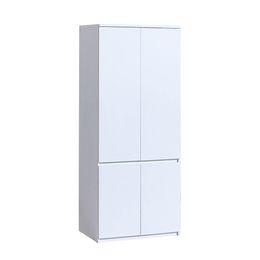 DREHT&Uuml;RENSCHRANK KRYOS 80,1/195,2/52cm 2-t&uuml;rig Wei&szlig;