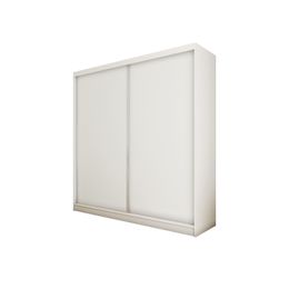 SCHWEBET&Uuml;RENSCHRANK SOFIA 200/216/61 cm 2-t&uuml;rig Wei&szlig;