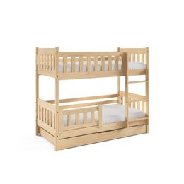 ETAGENBETT LUCIA mit Bettkasten 80x160 cm Kieferfarben
