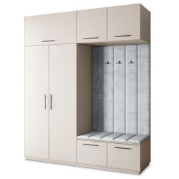 GARDEROBENSCHRANK REMA 200/240/60 cm Modern Kaschmir