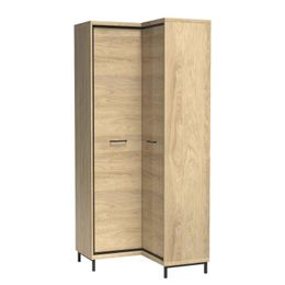DREHT&Uuml;RENSCHRANK SYNDRA 102,5/197/58 cm 2-t&uuml;rig Eichefarben