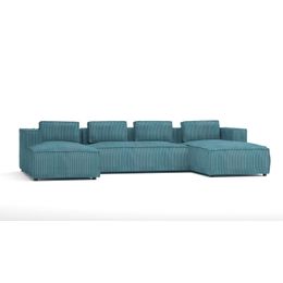 WOHNLANDSCHAFT Nova T&uuml;rkis Cord