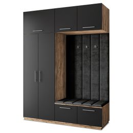 GARDEROBENSCHRANK REMA 180/240/60 cm Modern Eichefarben