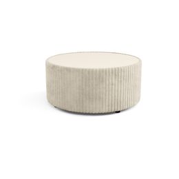COUCHTISCH LINEO 89 cm Wohnzimmertisch gepolstert Beige