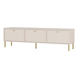 LOWBOARD TORINO 180x40,8x50 cm mit 3 T&uuml;ren Beige