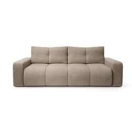 BETTSOFA DUCA Grau Jersey- Stoff mit Schlaffunktion
