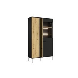 VITRINE MERIDIAN 195/110,5 cm in Eichefarben