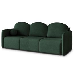 BETTSOFA SUVI III NV Gr&uuml;n Geflochtener Stoff mit Schlaffunktion