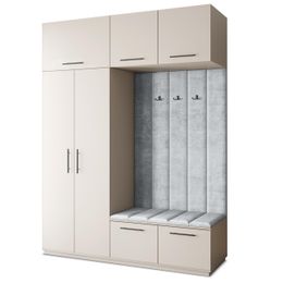 GARDEROBENSCHRANK REMA 180/240/60 cm Modern Kaschmir