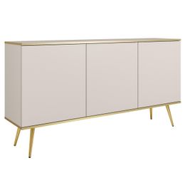 SIDEBOARD VENEZIA 160/85/39cm 3 T&uuml;ren Beige