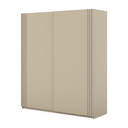 SCHWEBET&Uuml;RENSCHRANK VANTE 180/210/62 cm 2-t&uuml;rig Beige