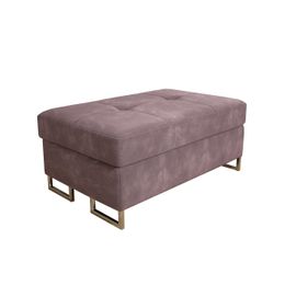 POLSTERHOCKER BARLET Rosa 100x60 cm
