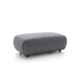 MASSENO Sitzhocker ZEST, Modern Polsterhocker, Fu&szlig;hocker Grau