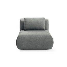 SESSEL ATOMO, Modern Polstersessel Loungesessel, Chenille-Stoff Grau
