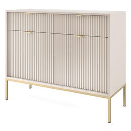 SIDEBOARD STELLARE 104/83/39cm mit 2 Schubladen 2 T&uuml;ren Kaschmir