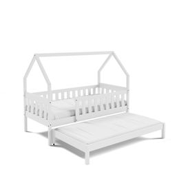 KINDERBETT BAMBINA 80x160 cm Wei&szlig;