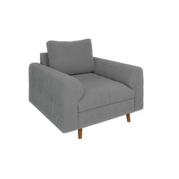 SESSEL Henrik Grau Boucle