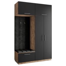 GARDEROBENSCHRANK REMA 150/240/60 cm Modern Eichefarben