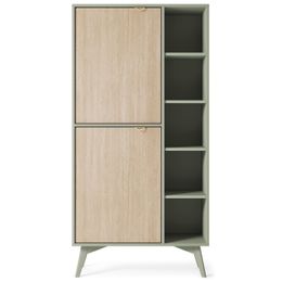 B&Uuml;CHERREGAL FORESTA 80x38x160 cm, Regal Kieferfarben