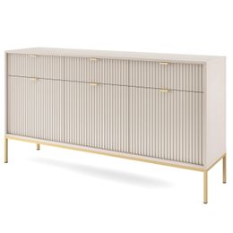 SIDEBOARD STELLARE 154/83/39cm mit 3 Schubladen 3 T&uuml;ren Kaschmir