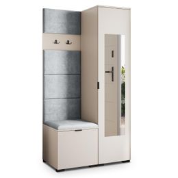 GARDEROBENSCHRANK VIRA 95/181/51 cm Modern Kaschmir